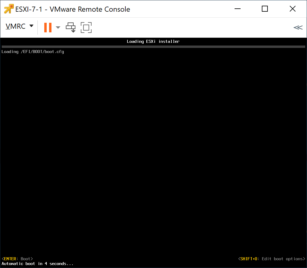 Inštalácia VMware ESXi 7